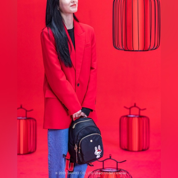 Kipling | Bags | Kipling X Sanrio Hello Kitty Rabbit Black Mini Nylon ...